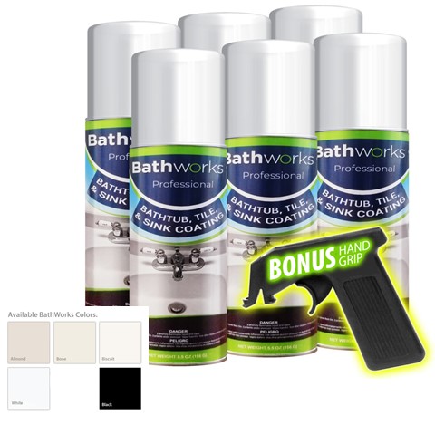Bathtub, Tile, & Sink Coating (6 PACK) | Bathworks®