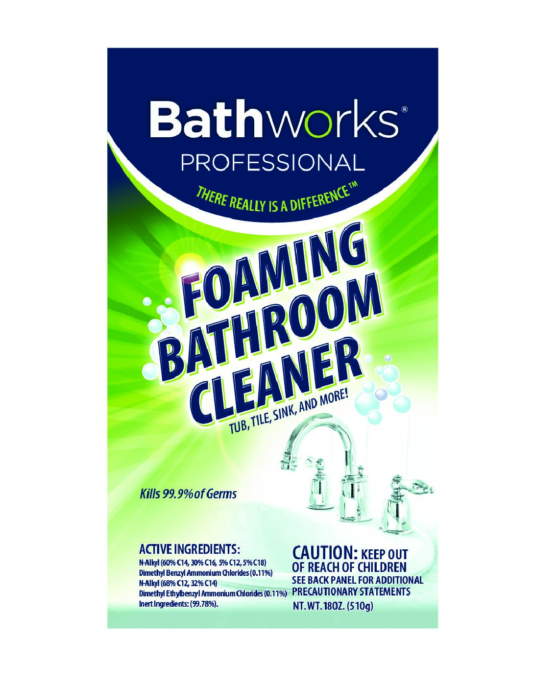 Bathworks® Bathroom Pro Foaming Cleaner with Squeegee | Bathworks®